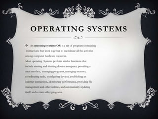 Operating systems | PPT