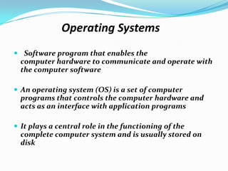 Operating Systems | PPT