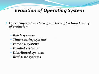 Operating Systems | PPT