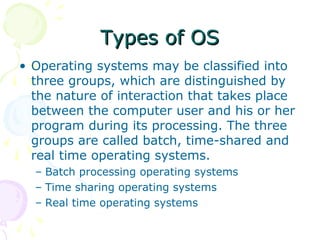 Operating systems | PPT