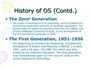 Operating systems | PPT