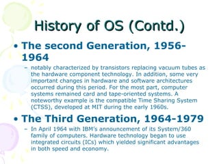 Operating systems | PPT