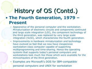 Operating systems | PPT