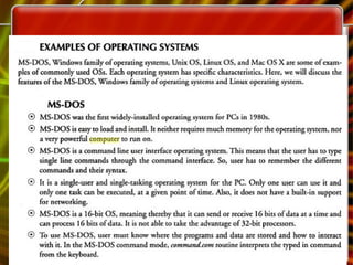 Operating systems | PPT