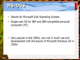 Operating systems | PPT