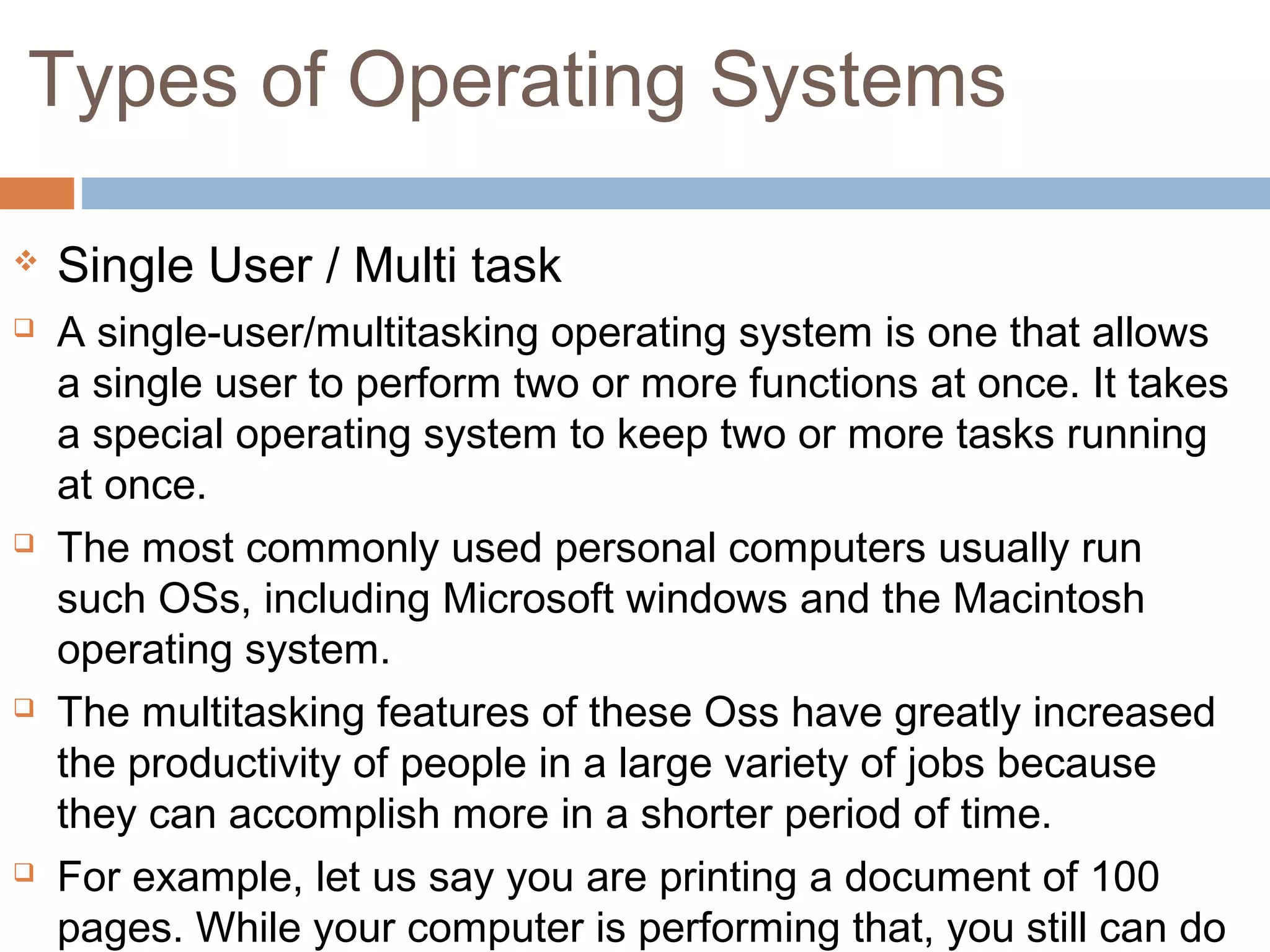 Operating systems | PPT