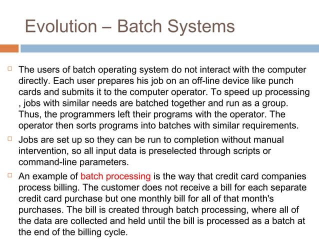 Operating systems | PPT