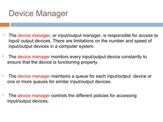 Operating systems | PPT