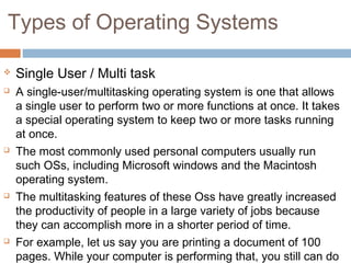 Operating systems | PPT