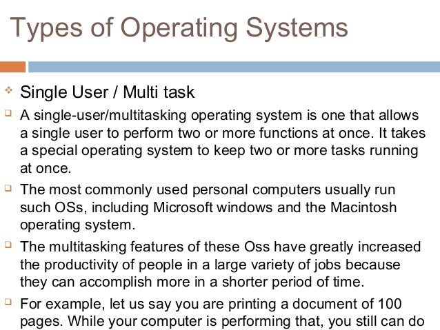 Operating systems