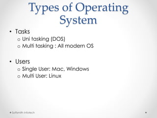 Operating systems (For CBSE School Students) | PPT