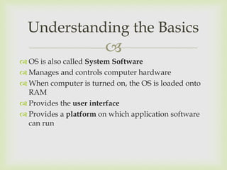 Operating systems | PPTX