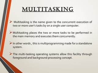 Operating systems | PPT
