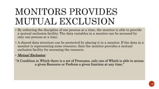 dining philosophers problem using montiors | PPTX