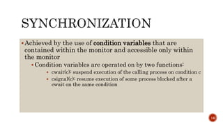 dining philosophers problem using montiors | PPTX