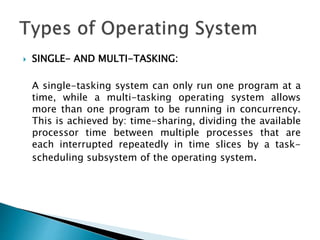 Operating systems | PPTX | Operating Systems | Computer Software and ...