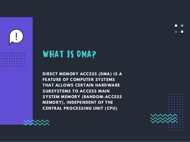 Direct Memory Access (DMA) | Operating systems
