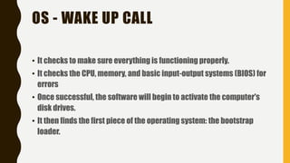 Operating systems | PPT
