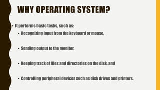 Operating systems | PPT