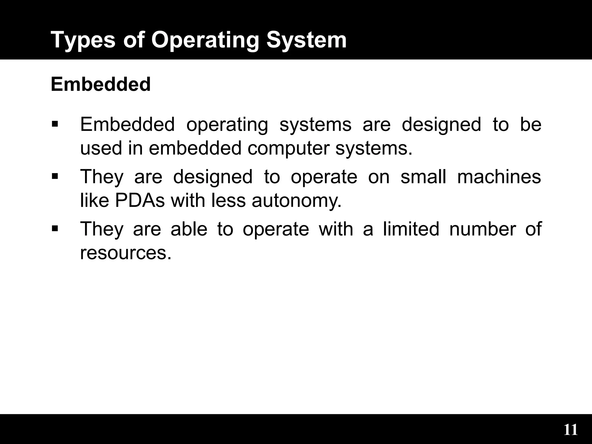 Operating Systemspptx Operating Systems Computer Software And Applications