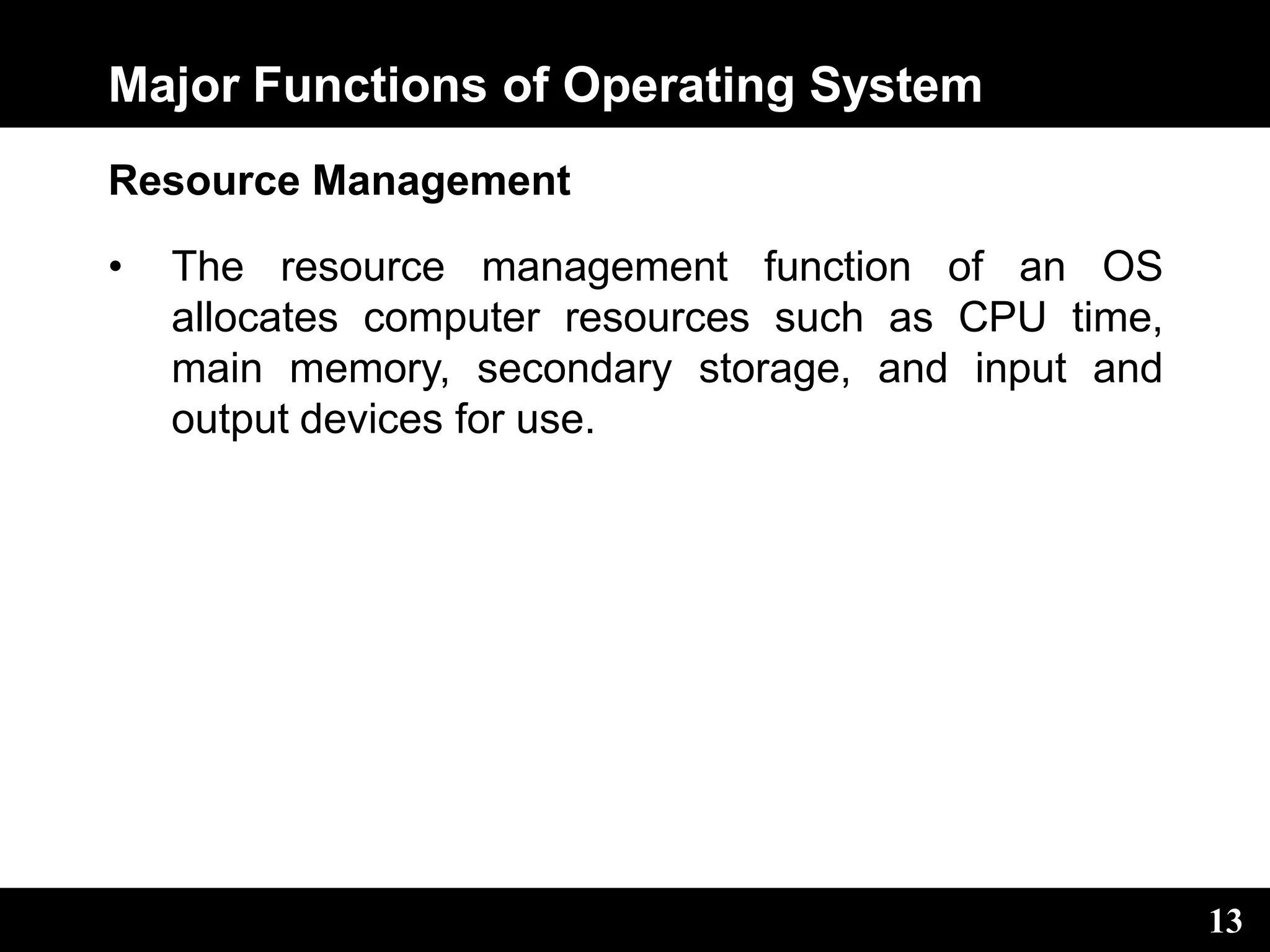 Operating Systemspptx Operating Systems Computer Software And Applications