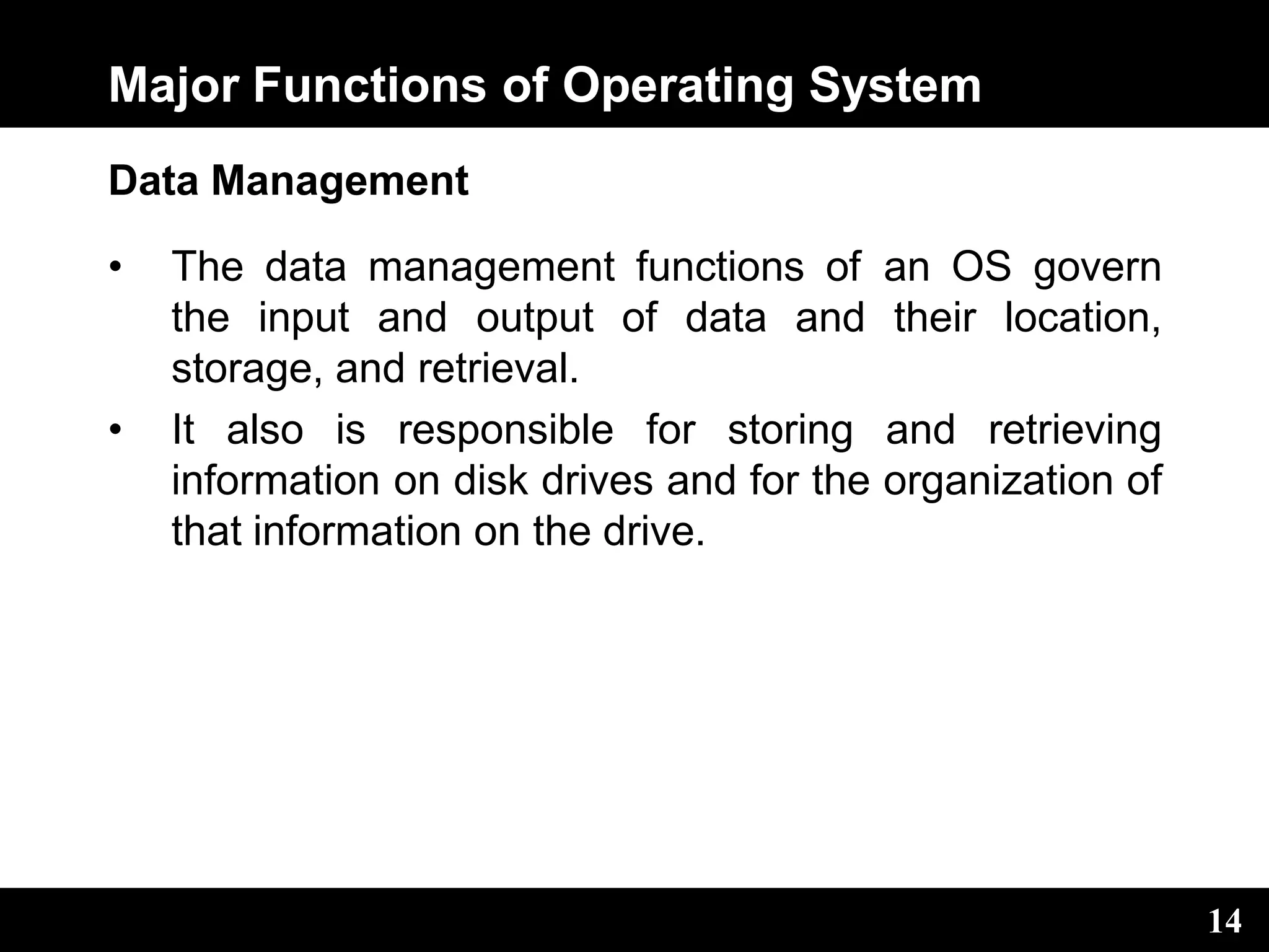 Operating Systemspptx Operating Systems Computer Software And Applications