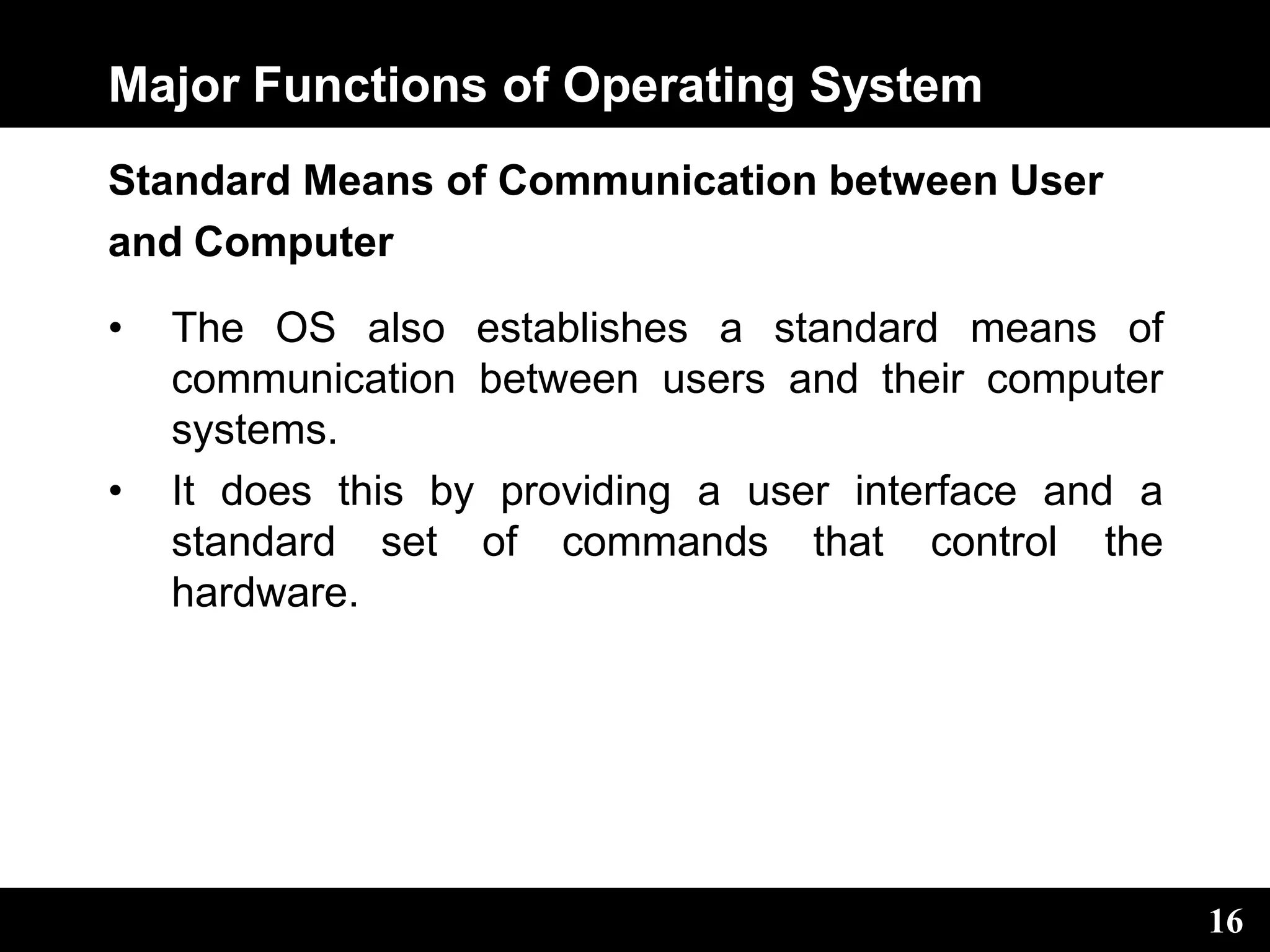Operating Systemspptx Operating Systems Computer Software And Applications