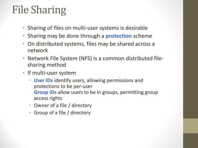 operating system File - System Interface | PPT | Operating Systems | Computer Software and ...