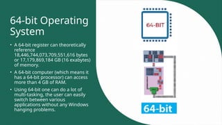 Operating Systems PPTX for explaining perating system | PPT