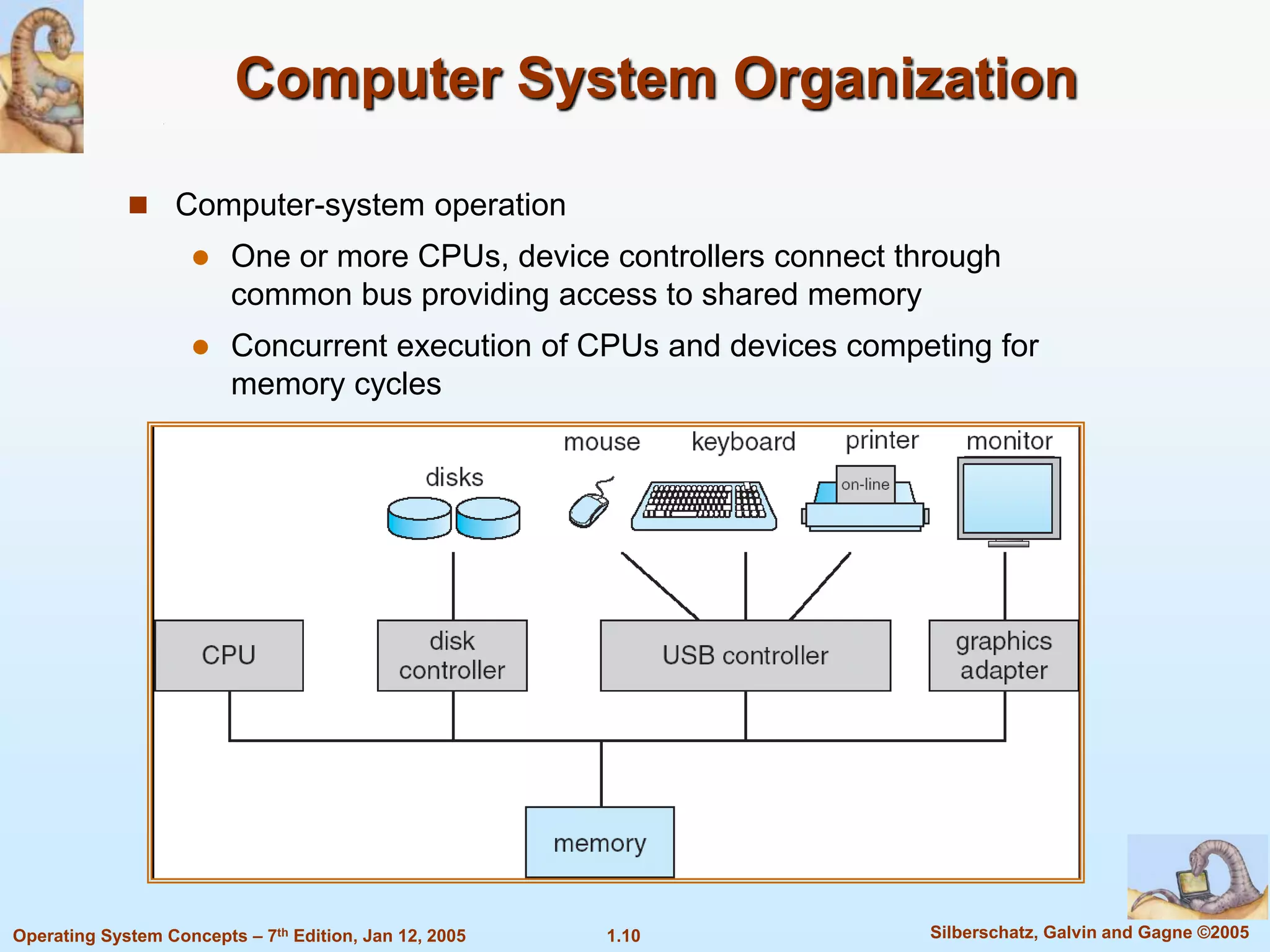 Operating systems galvin-ch1 | PPT