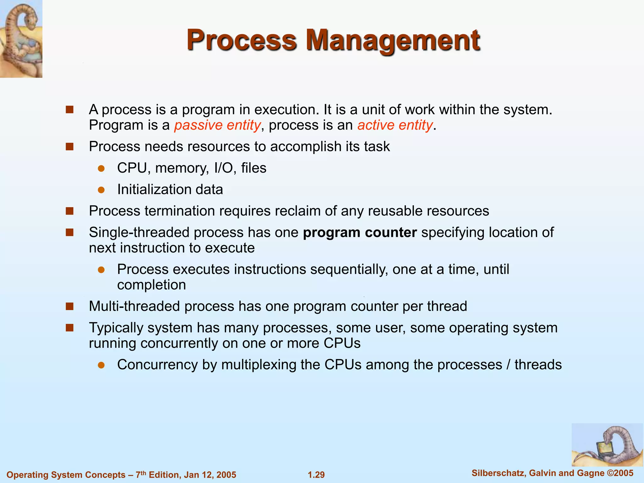 Operating Systems Galvin Ch1 Ppt Operating Systems Computer Software And Applications