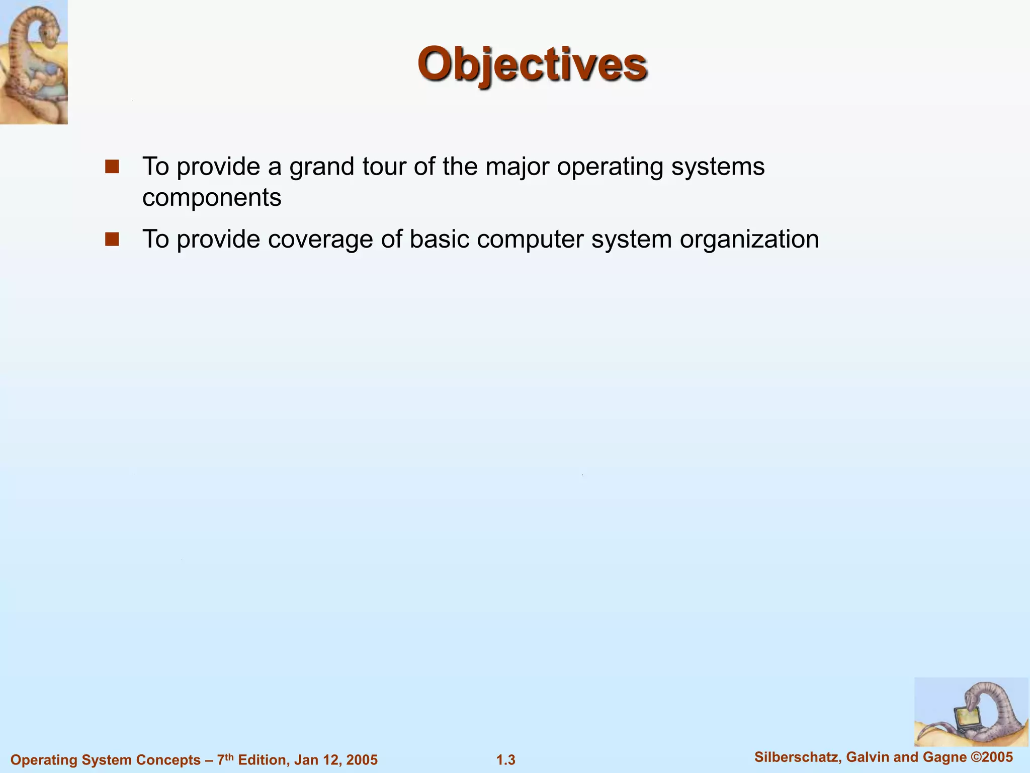 Operating Systems Galvin Ch1 Ppt Operating Systems Computer