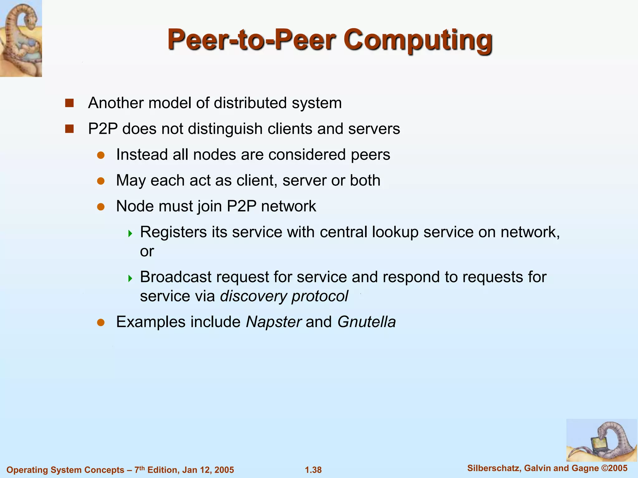 Operating systems galvin-ch1 | PPT