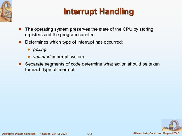 Operating Systems Galvin Ch1 Ppt Operating Systems Computer