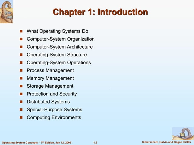 Operating Systems Galvin Ch1 Ppt Operating Systems Computer Software And Applications