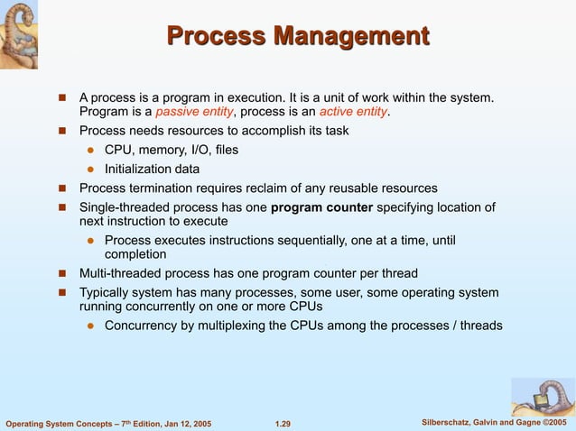 Operating Systems Galvin Ch1 Ppt Operating Systems Computer