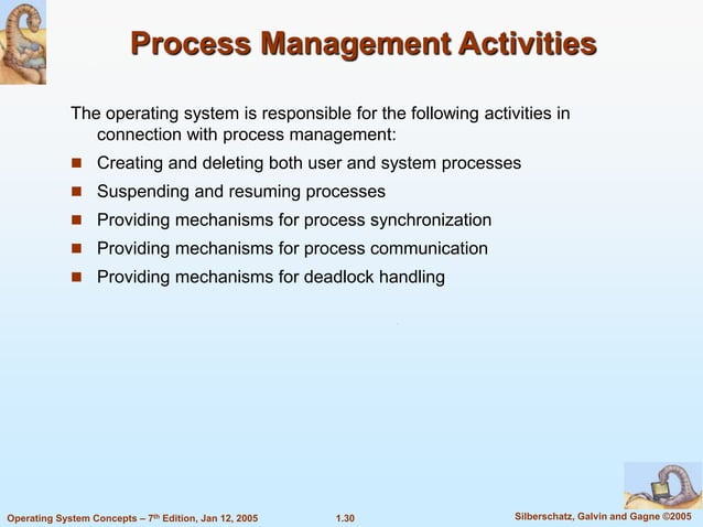 Operating systems galvin-ch1 | PPT | Operating Systems | Computer ...