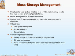Operating systems galvin-ch1 | PPT
