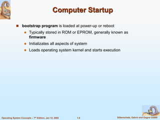 Operating systems galvin-ch1 | PPT