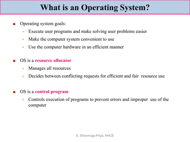 OPERATING SYSTEMS - INTRODUCTION | PPT