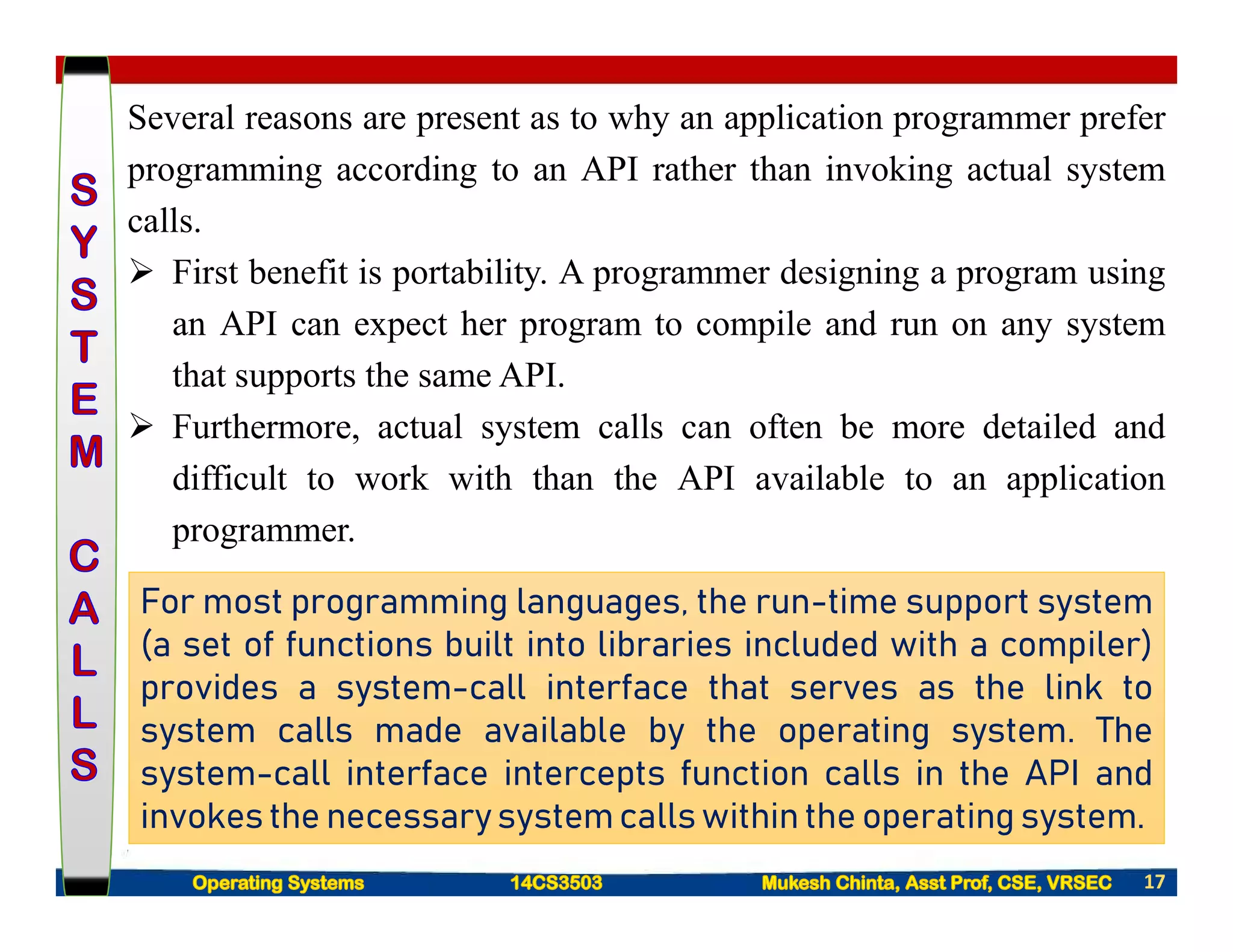 Operating systems system structures | PDF