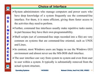 Operating systems system structures | PDF