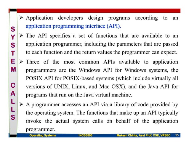 Operating systems system structures | PDF