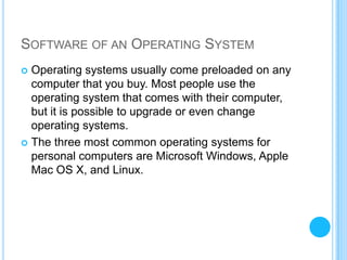 Operating systems[1] | PPTX