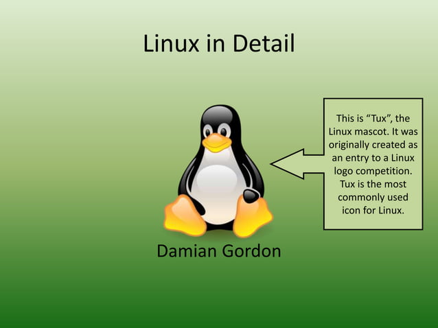 Operating Systems: Linux in Detail | PPT