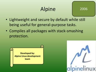 Operating Systems: Versions of Linux | PPT