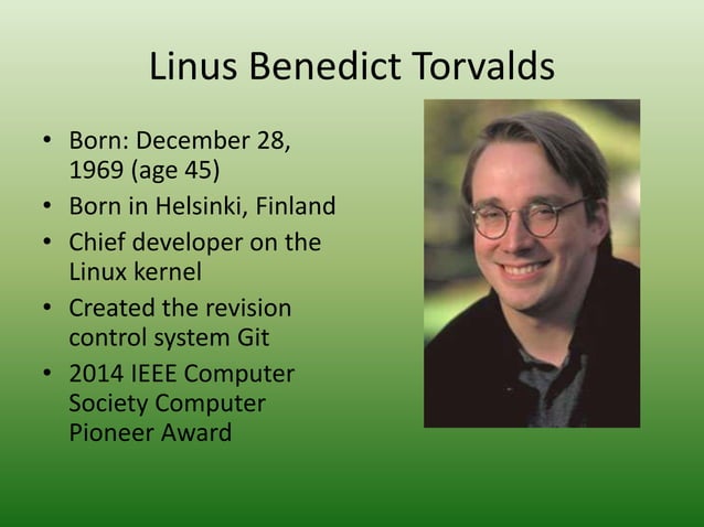 A History of Linux | PPTX | Operating Systems | Computer Software and ...