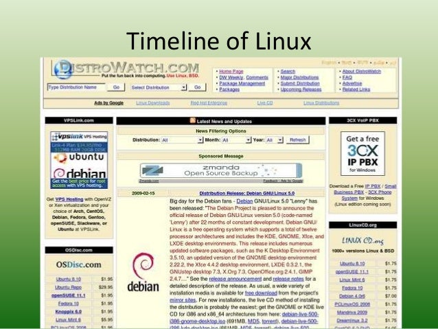 A History of Linux