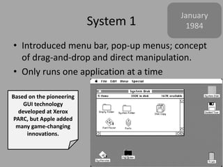 A History of Mac OS | PPTX