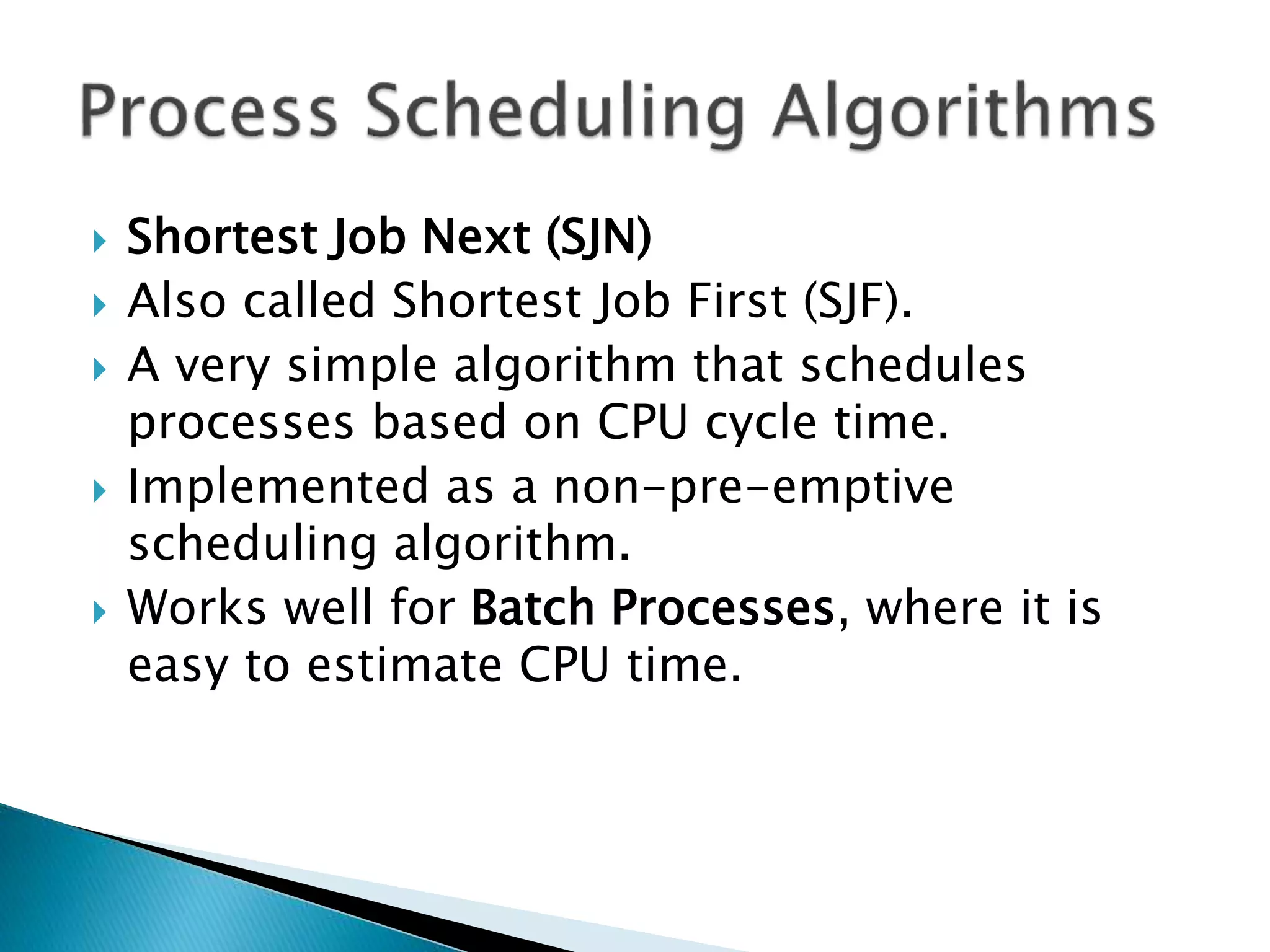 Operating Systems: Process Scheduling | PPTX